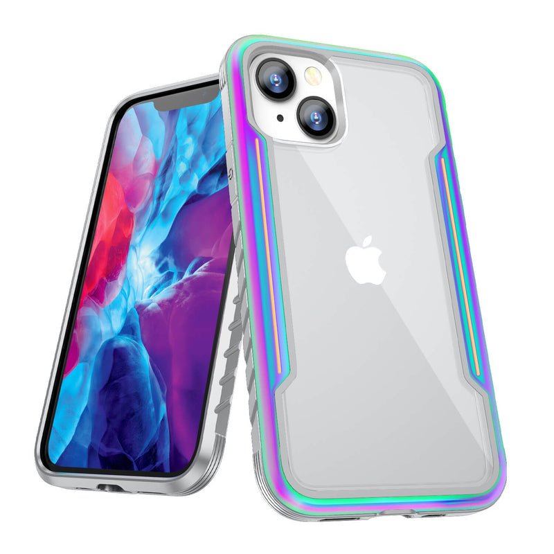 iPhone 13 6.1" Shockproof Heavy-Duty Rugged Protective Case - Clear ...