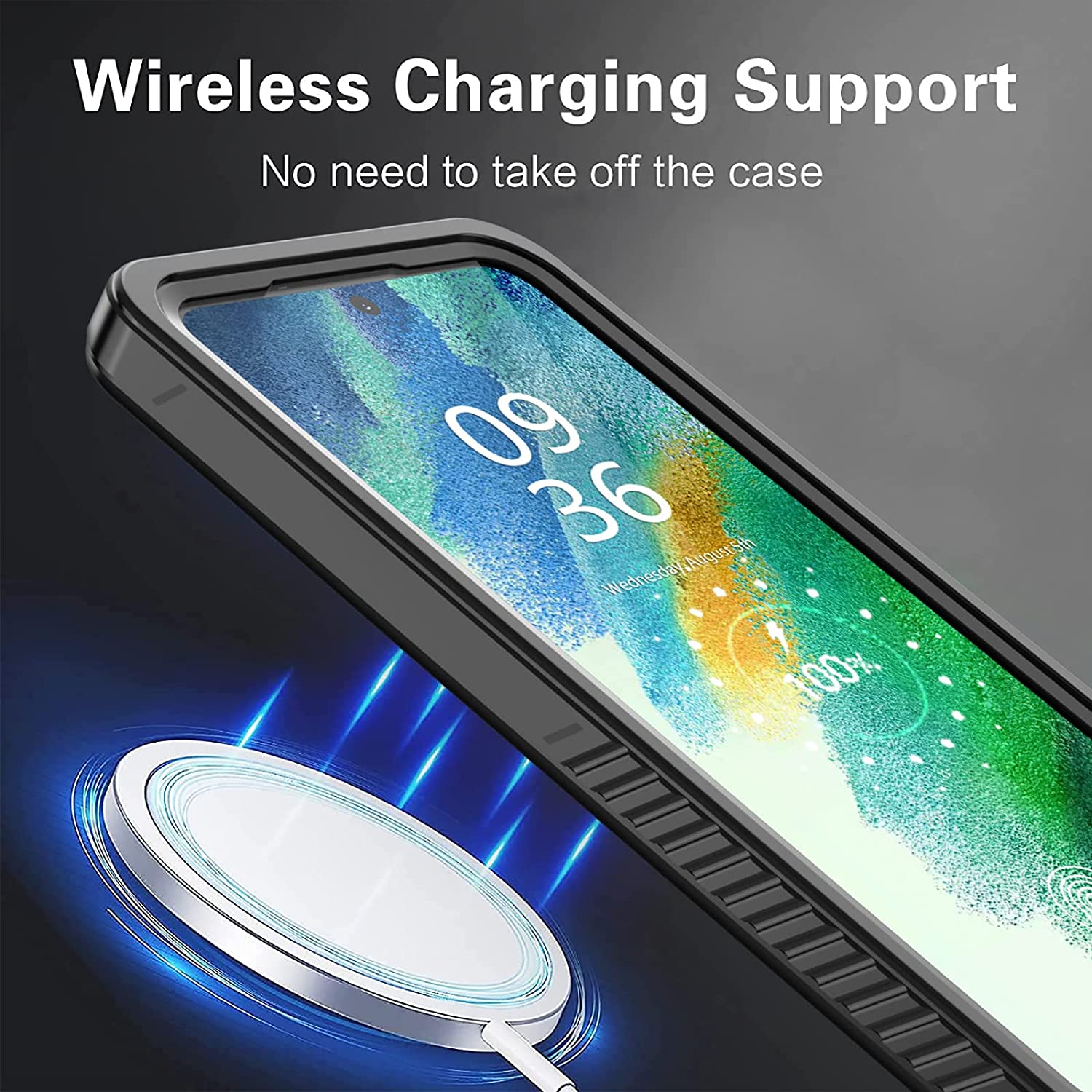 Galaxy S23 FE / S21 FE Waterproof Full-Body Rugged Case with Built-in ...