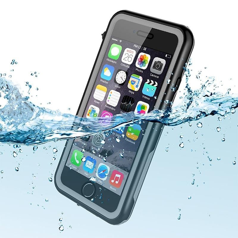 iPhone SE 2022 / 2020 ShockProof WaterProof Rugged Case - Black /Clear ...