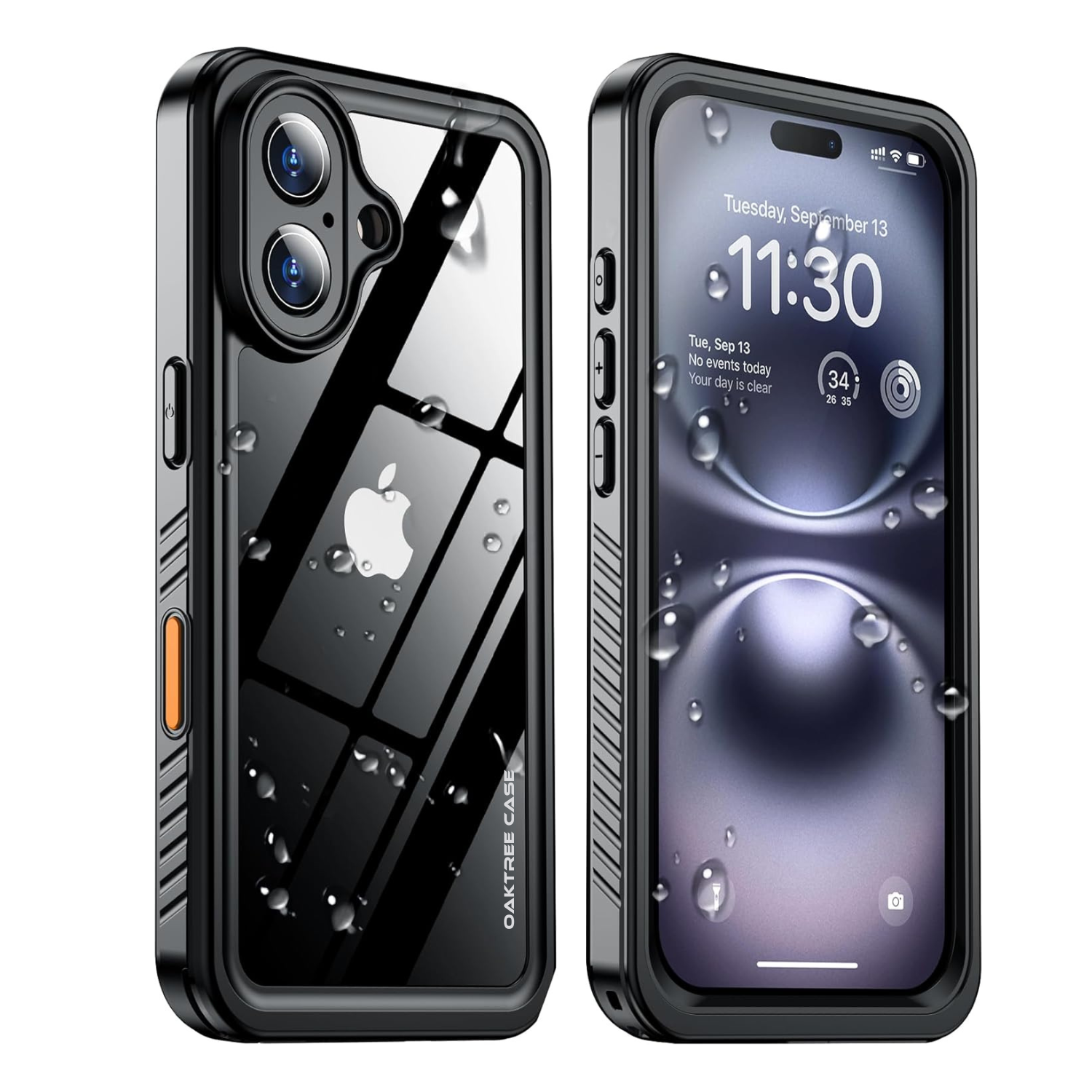 iPhone 16 Waterproof Full-Body Case with Built-in Screen Protector ...